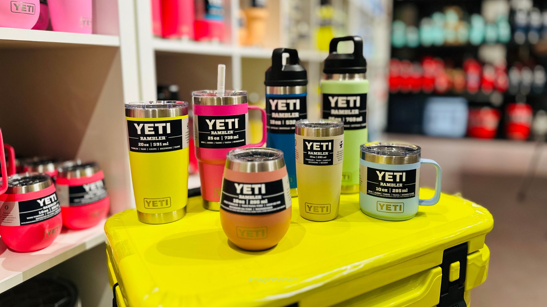 YETI Limited Color Drops - Magic Moment Concept Store 1030 Wien